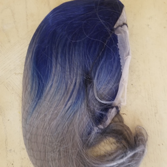 Accessories | Blue Gray Lace Front Wig | Poshmark